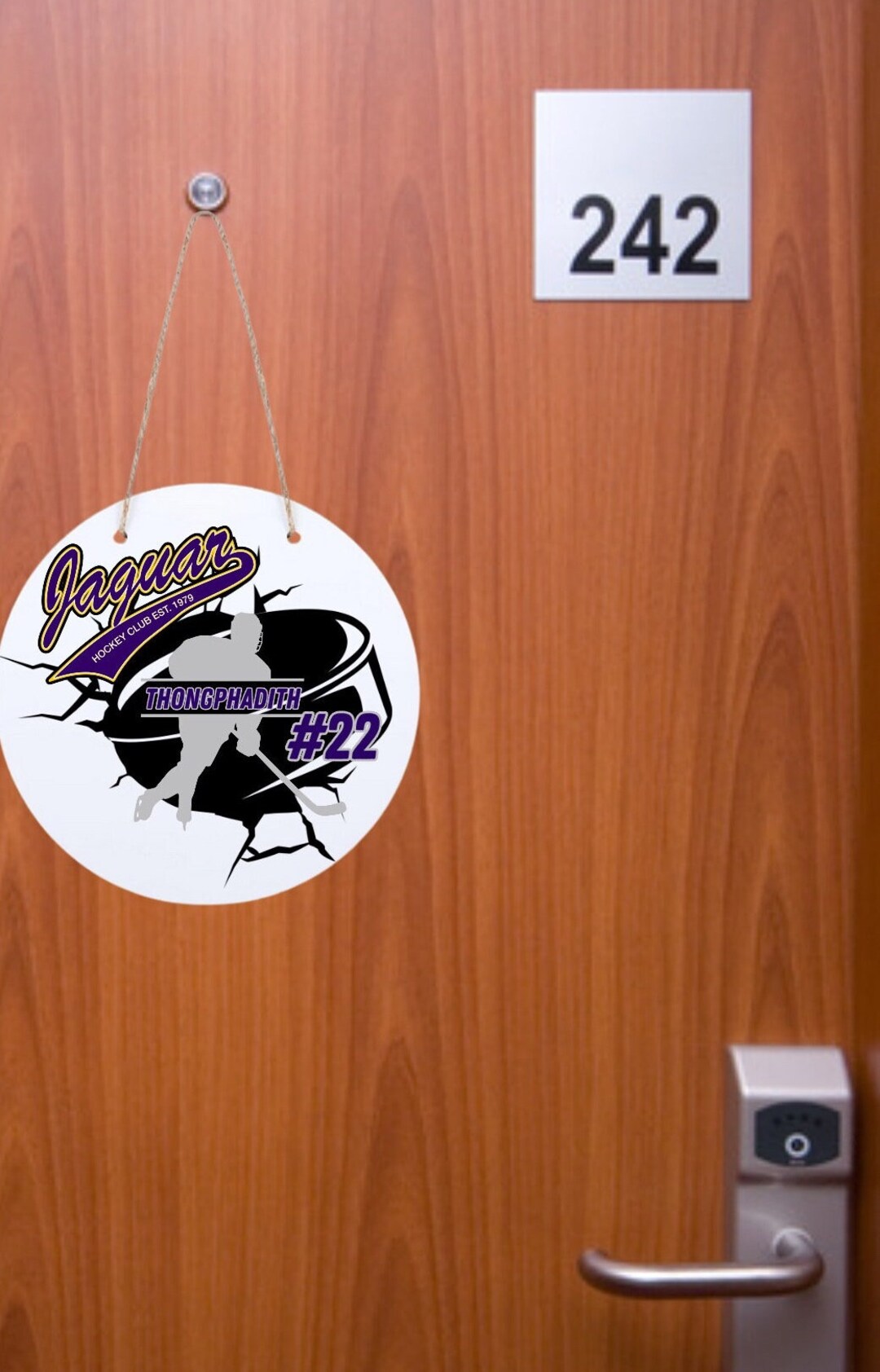 Any Sport Tournament Door Hanger Sign Player Name Number - Etsy