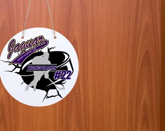 PRINTED Baseball Jersey Sports Sign Laminated Team Tournament Door ...