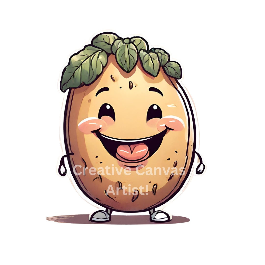 Potato Png Cute Potato Clipart Potato Svg Expecto Potato - Etsy Canada