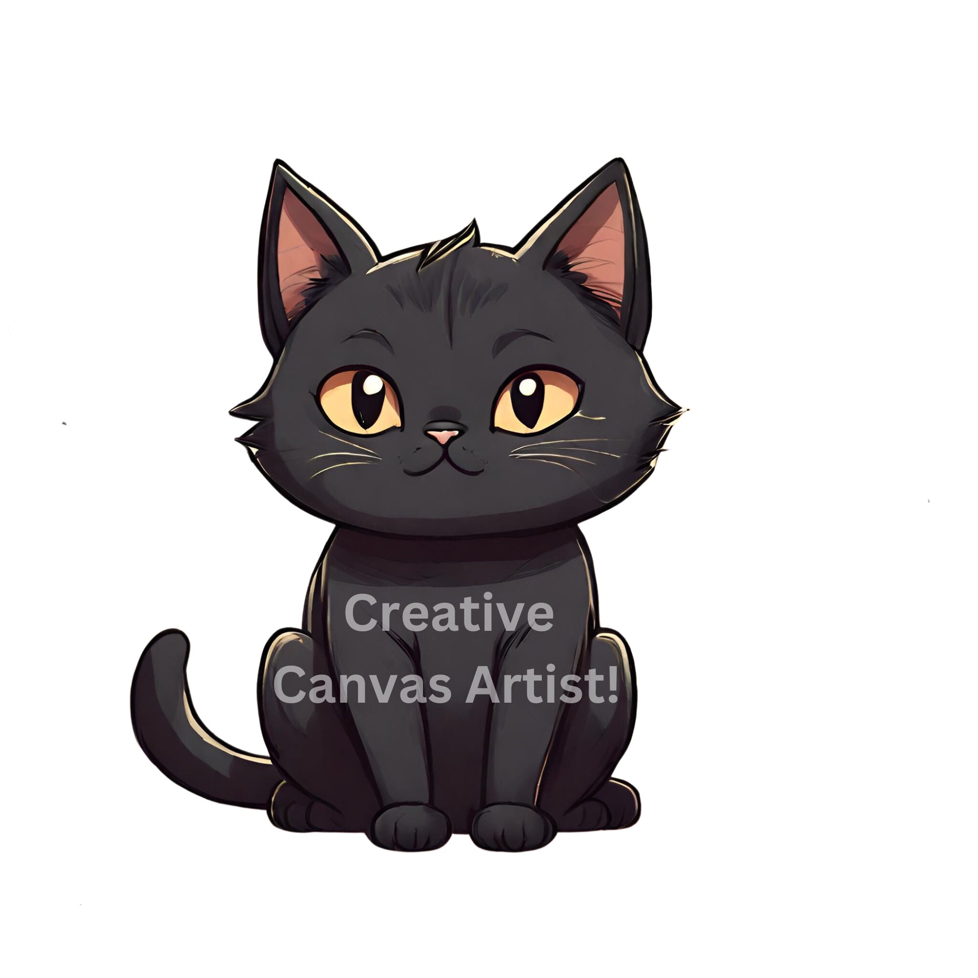 Black Cat Zoning Black Cat Meme Cat Meme Cute Cat Meme - Etsy