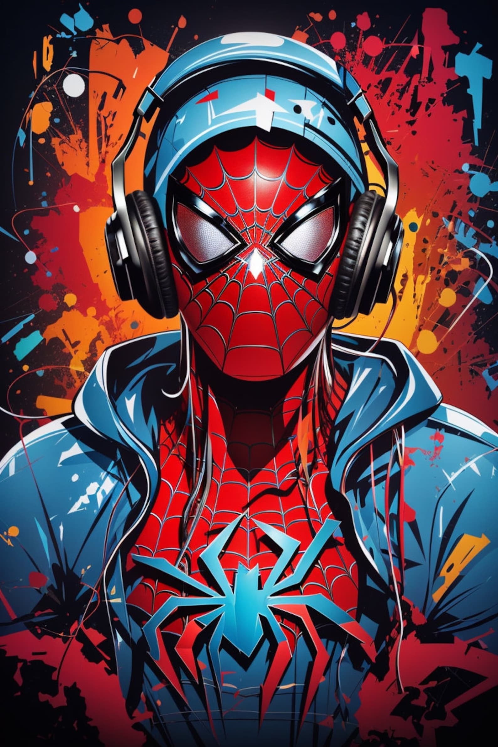 Spiderman Poster in Graffiti Style - Etsy Canada