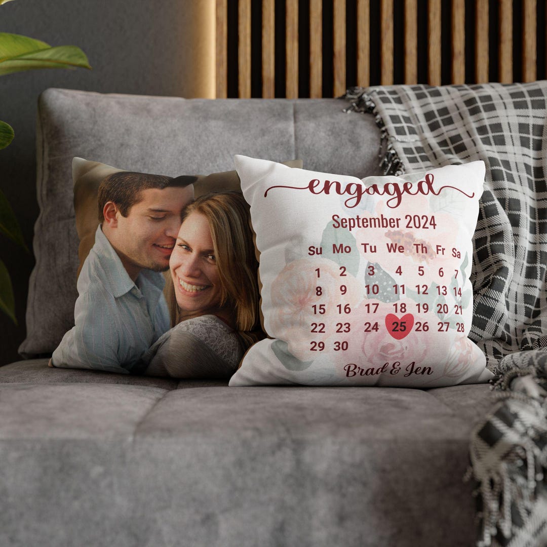 Customized Photo Pillows Person, Engagement Custom Pillow,gift For ...