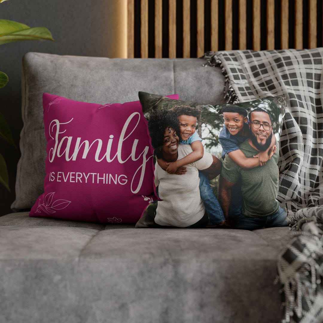 Family Custom Pillow, Customized Photo Pillows Person, Personalized ...
