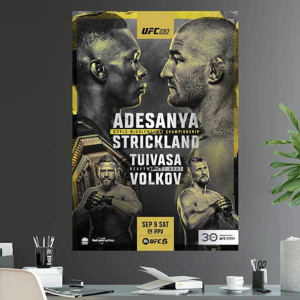 Sean Strickland Poster - Etsy