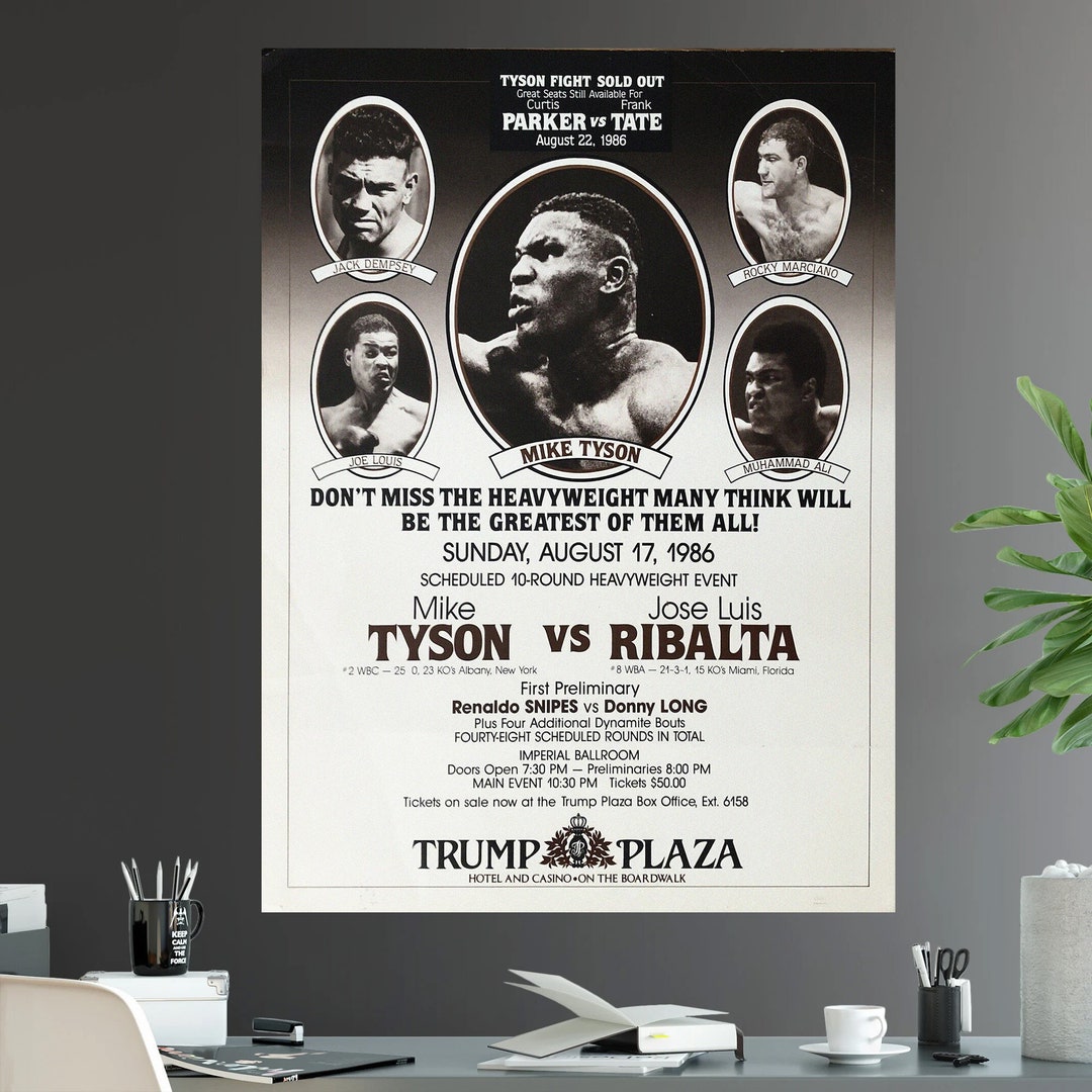 Mike Tyson Vs. Jose Luis Ribalta Undisputed Heavyweight World ...