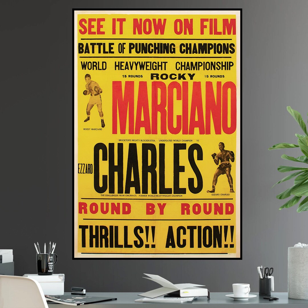 Rocky Marciano Vs. Ezzard Charles 2 Undisputed Heavyweight World ...