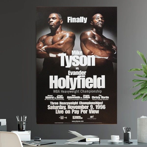Tyson Vs Holyfield Poster - Etsy