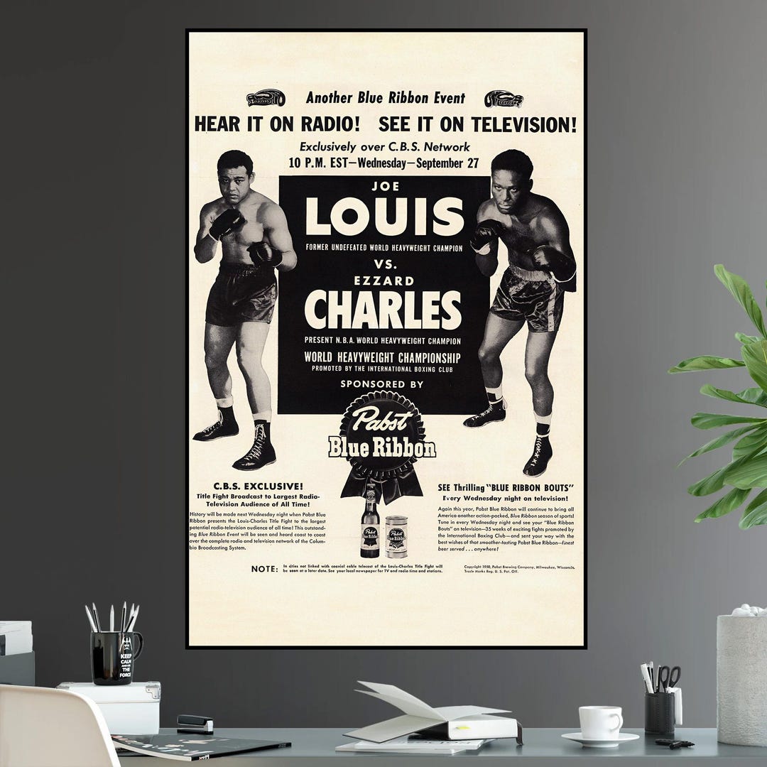 Joe Louis Vs. Ezzard Charles Undisputed Heavyweight World Championship ...