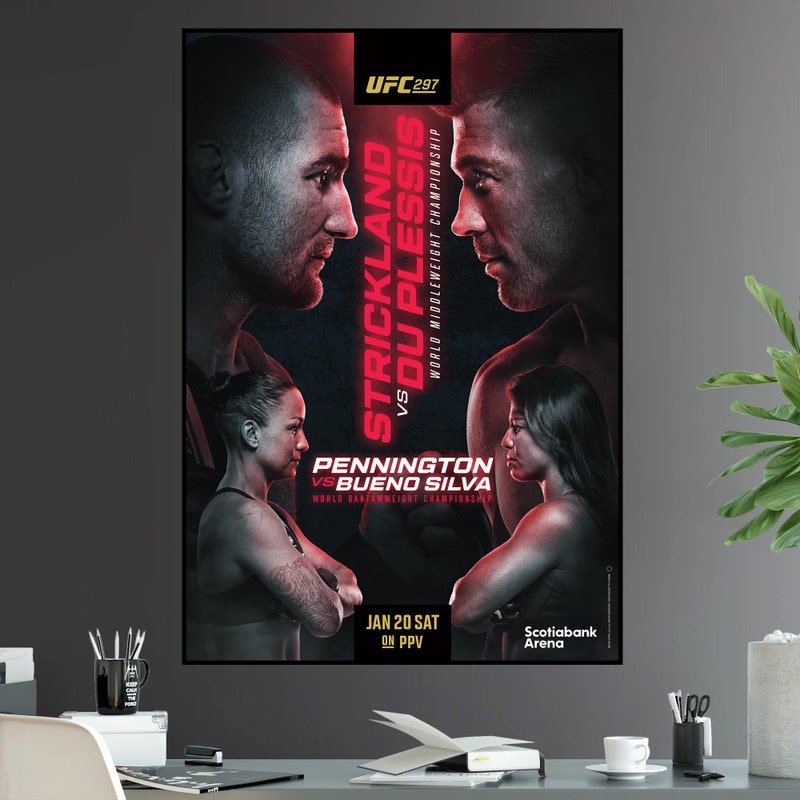 Custom Ufc Fight Poster - Etsy