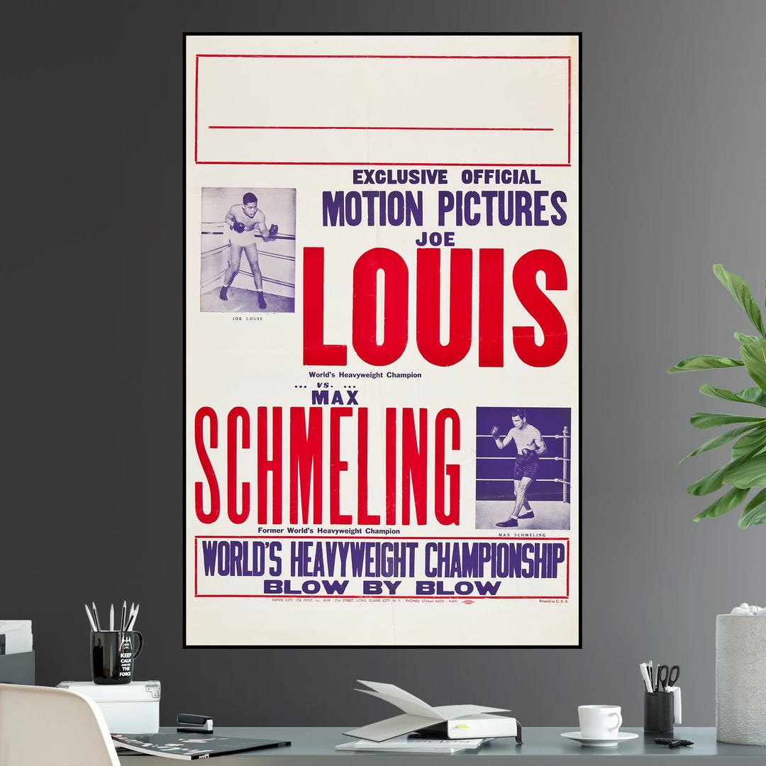 Joe Louis Vs. Max Schmeling II 2 Undisputed Heavyweight World ...