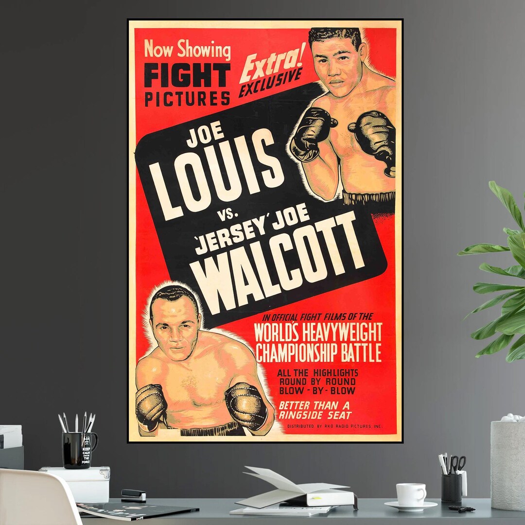 Joe Louis Vs. Jersey Joe Walcott Undisputed Heavyweight World ...