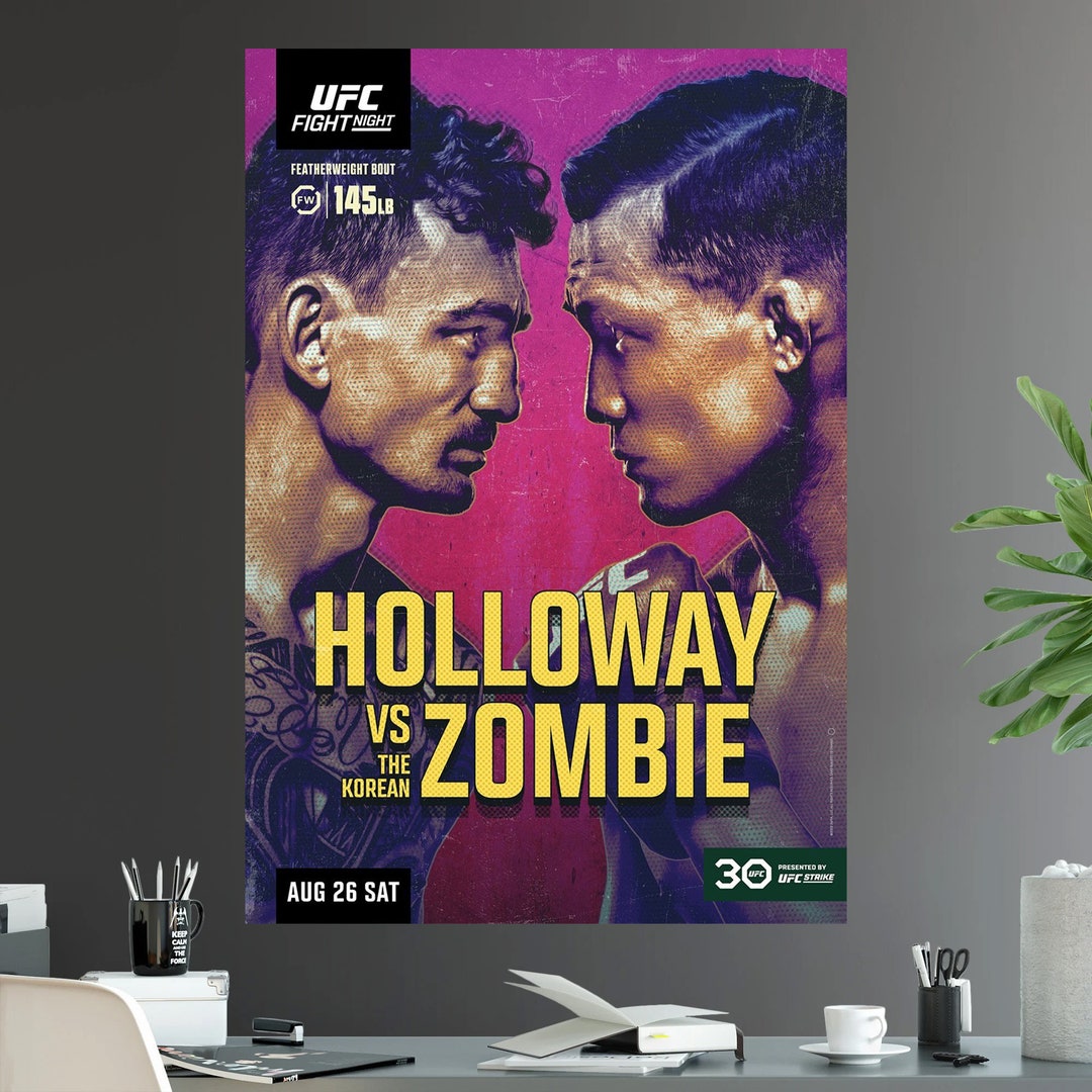 UFC Fight Night Max Holloway Vs the Korean Zombie Featherweight Bout ...