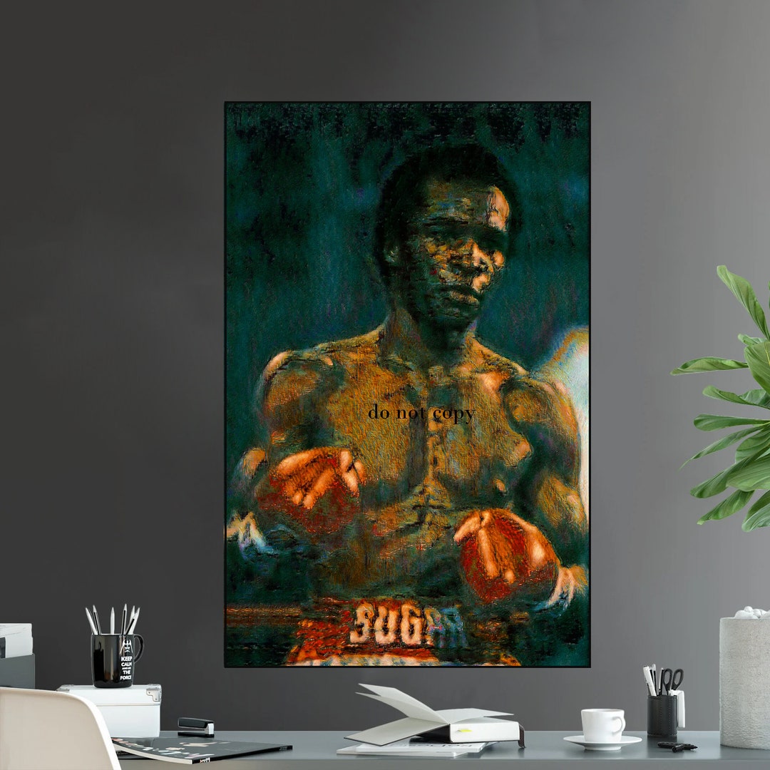 Sugar Ray Leonard Undisputed Champion Iconic Fighter Series 2 Poster ...