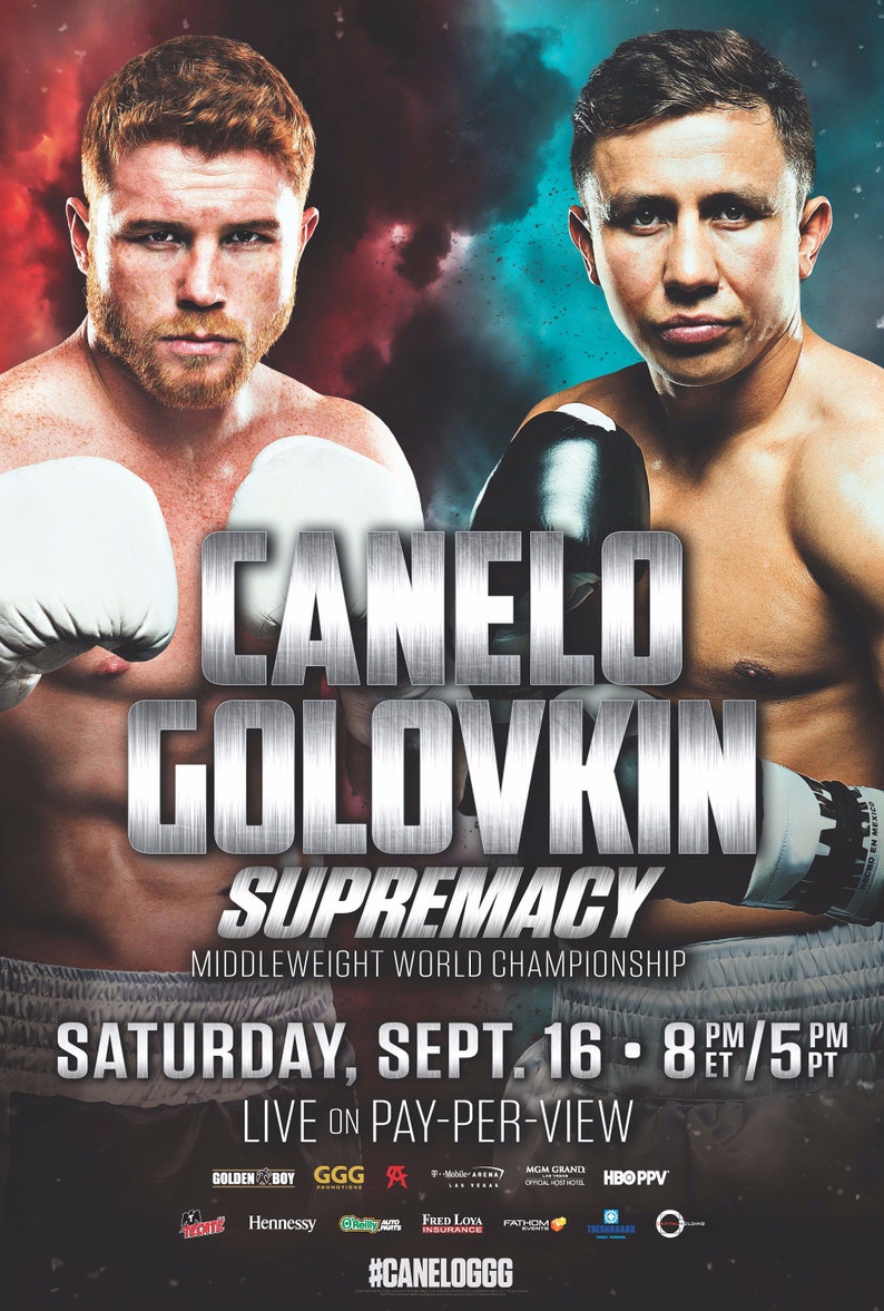 Canelo Alvarez Vs Gennady Golovkin 1 World Middleweight Bout ...