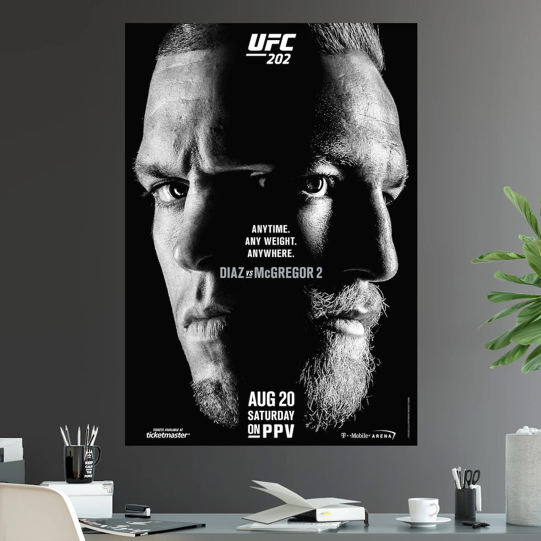 UFC 202 Conor Mcgregor Vs Nate Diaz 2 the Rematch Welterweight ...