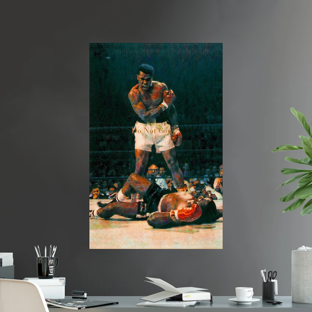 Muhammad Ali Iconic Fighter Series 1 Poster "the Goat" Boxing Wall Art ...