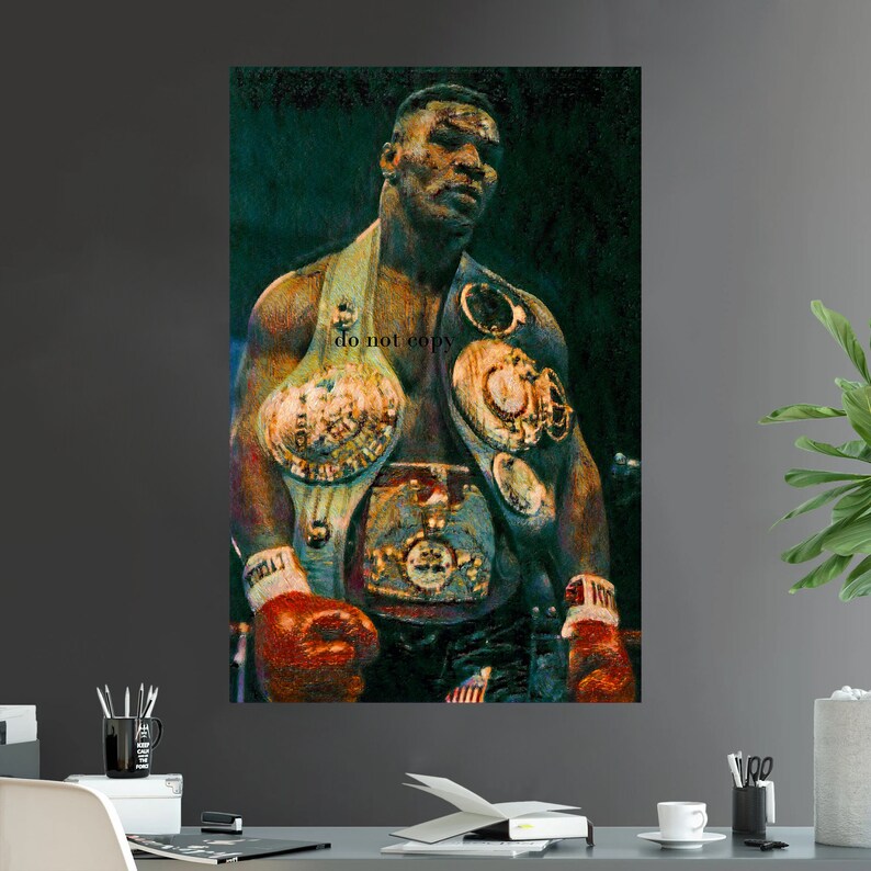Boxing Icons Muhammad Ali Mike Tyson Floyd Maywether Canelo Alvarez ...