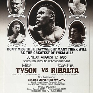 Mike Tyson Vs. Jose Luis Ribalta Undisputed Heavyweight World ...