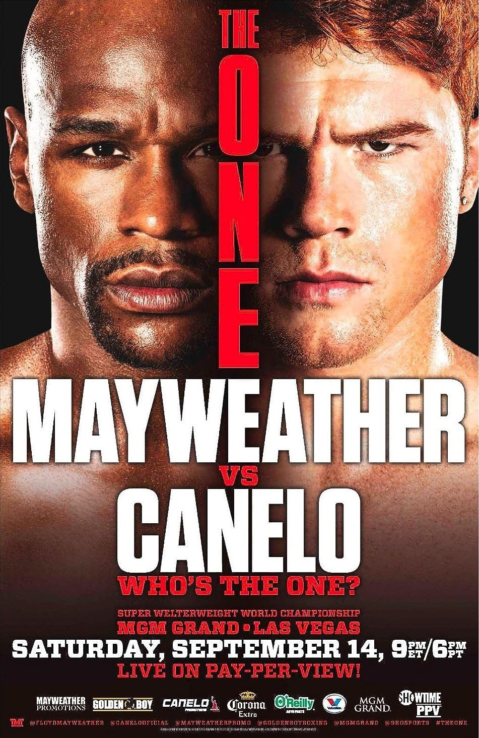 Floyd Mayweather Jr. Vs Canelo Alvarez Undisputed Middleweight World ...