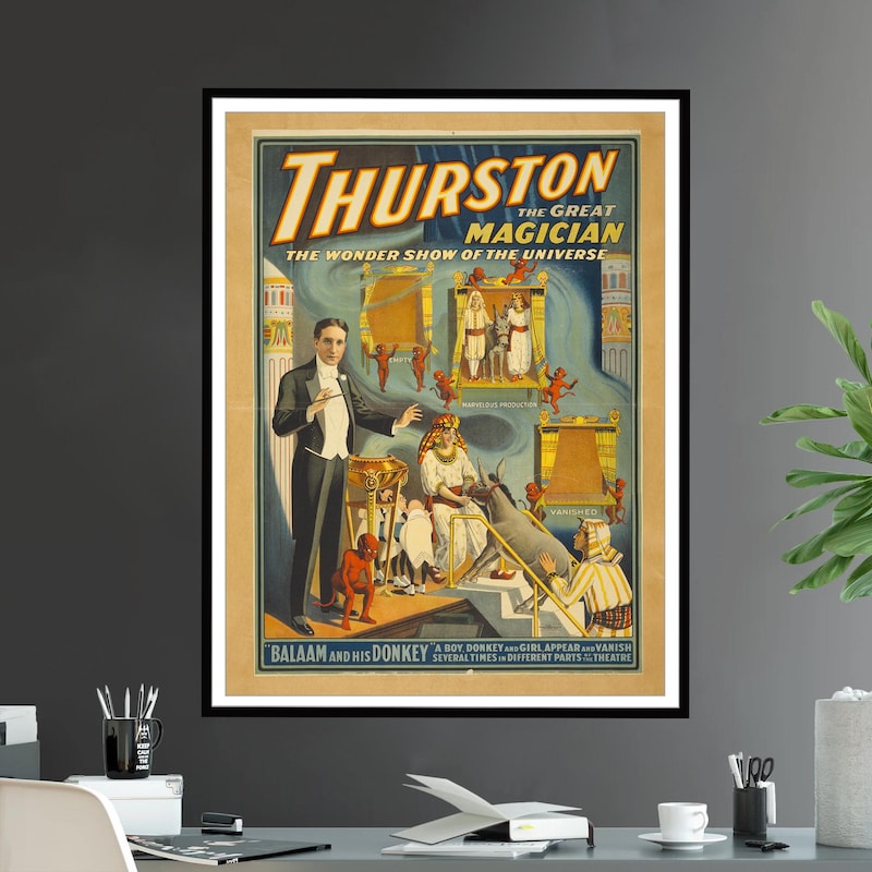 Thurston Magic Poster - Etsy