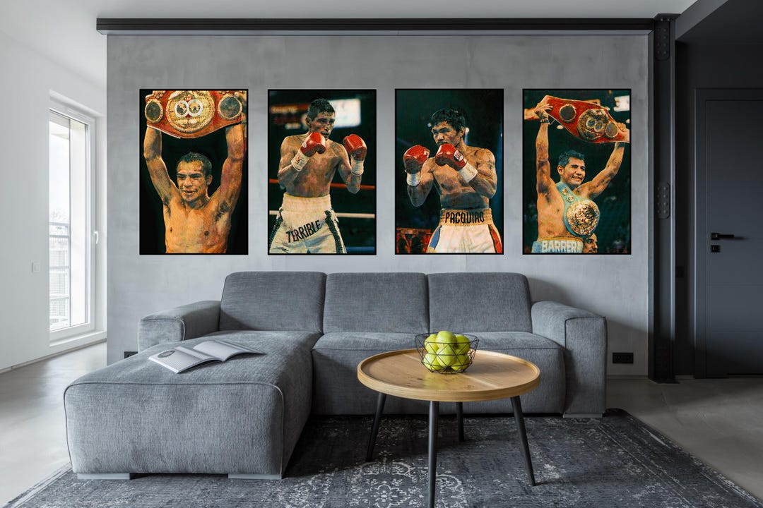 Boxing Icons Manny Pacquiao Juan Manuel Marquez Marco Antonio Barrera ...