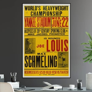 Joe Louis Vs. Max Schmeling II 2 Undisputed Heavyweight World ...