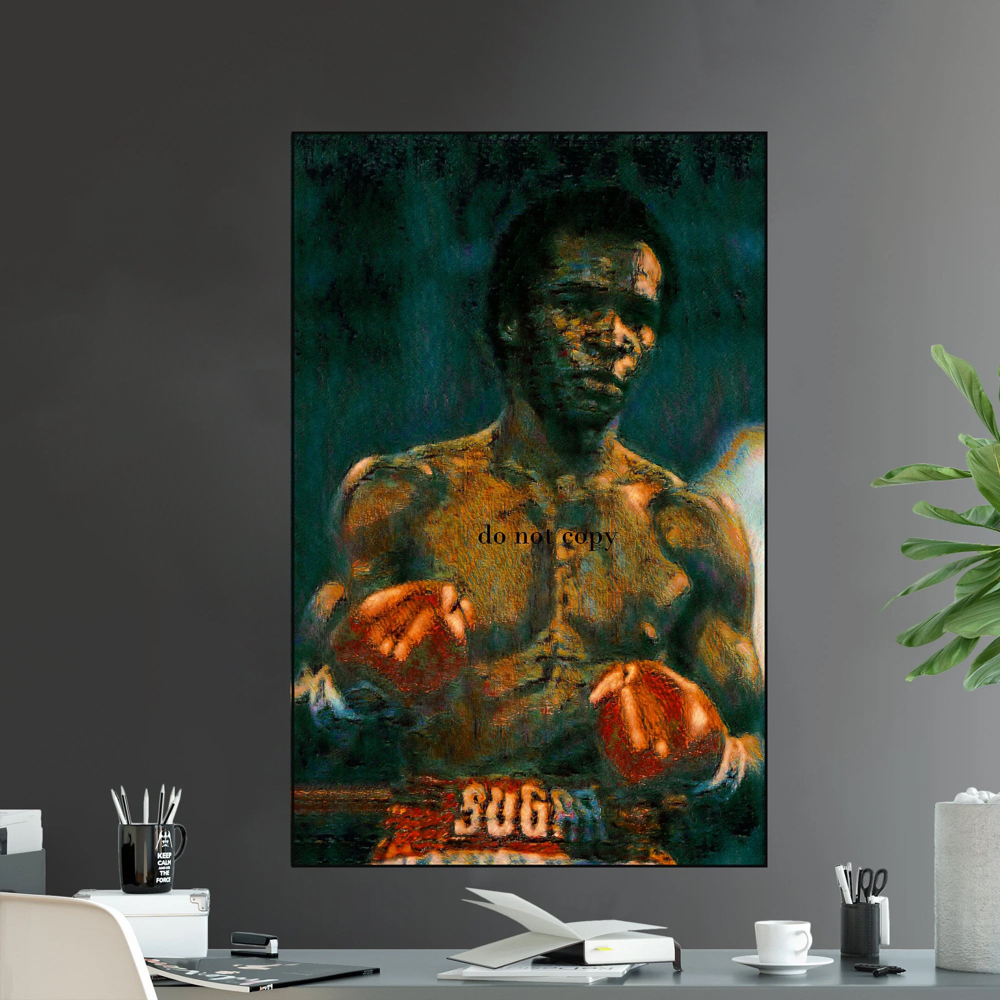 Boxing Icons Sugar Ray Leonard Roberto Duran Marvin Hagler Thomas ...