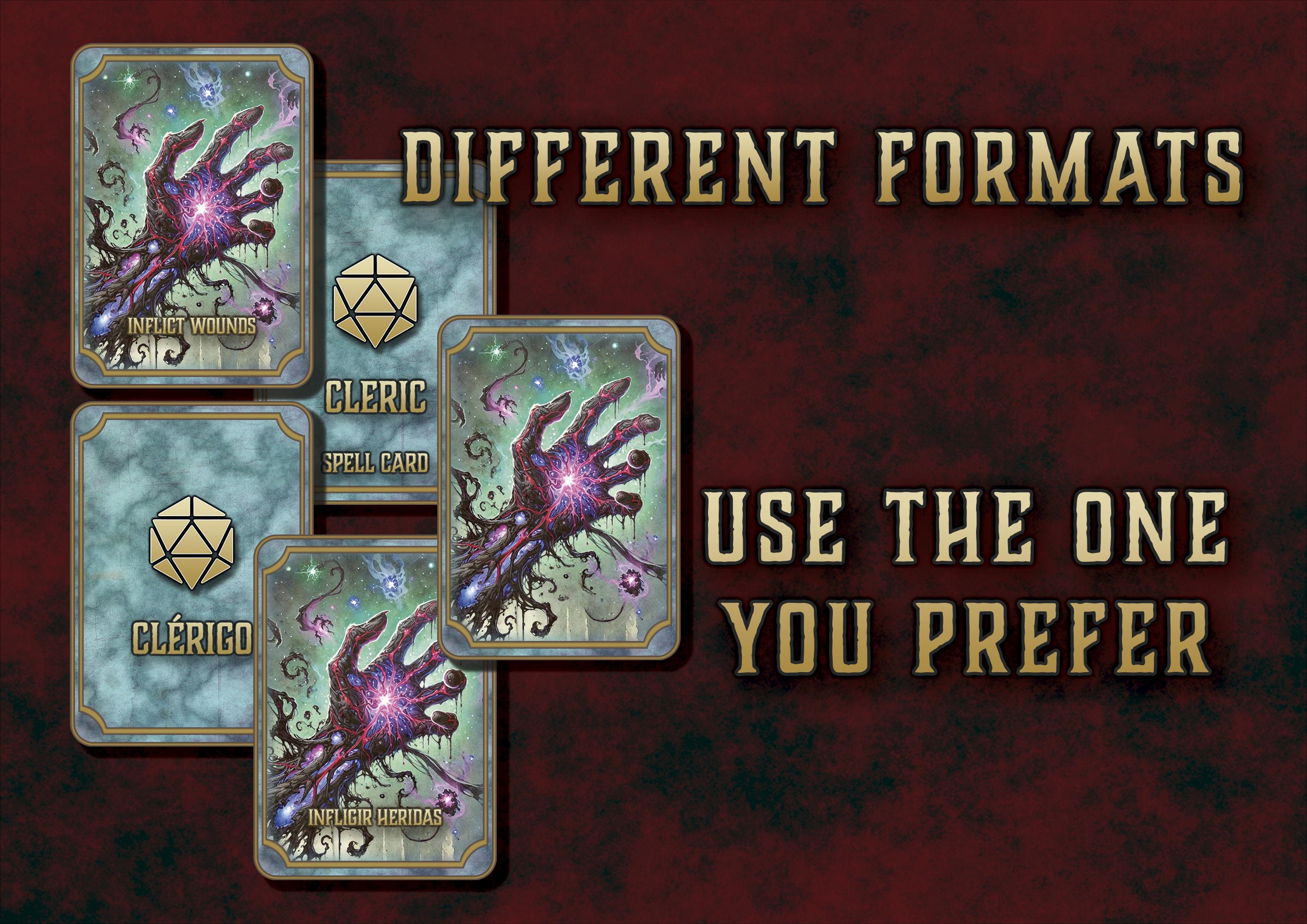 Dnd Cleric Spell Cards Printable - Illustrated Divine Magic PDF 5E 2014 ...