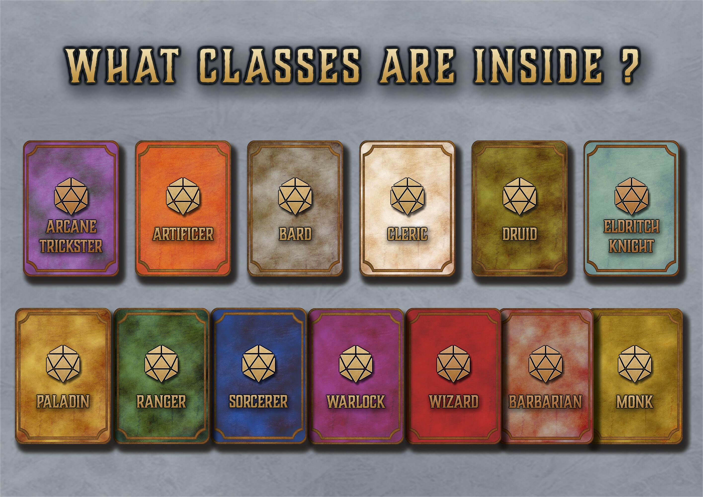 Dnd Ability Trackers Cards Character Abilities Cards 5th Edition Board ...