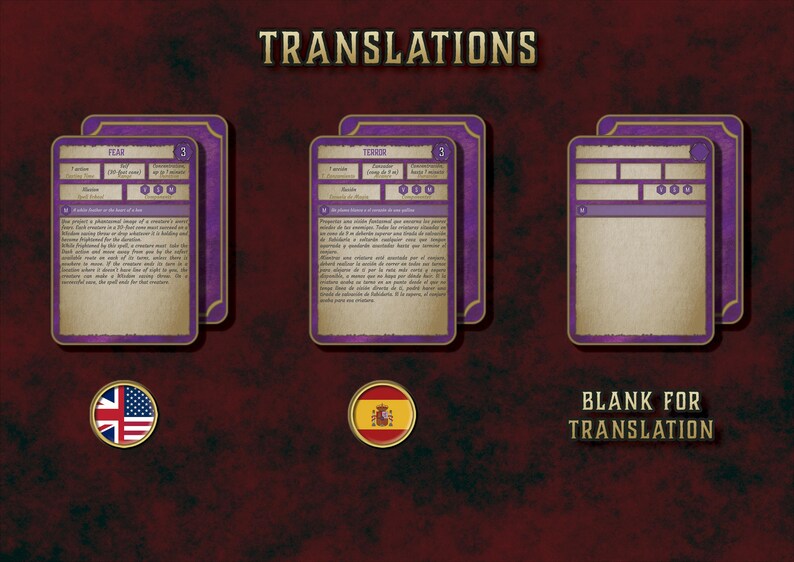 Dnd 5e Warlock Spell Cards Printable | Illustrated Pact Magic PDF 2014 ...