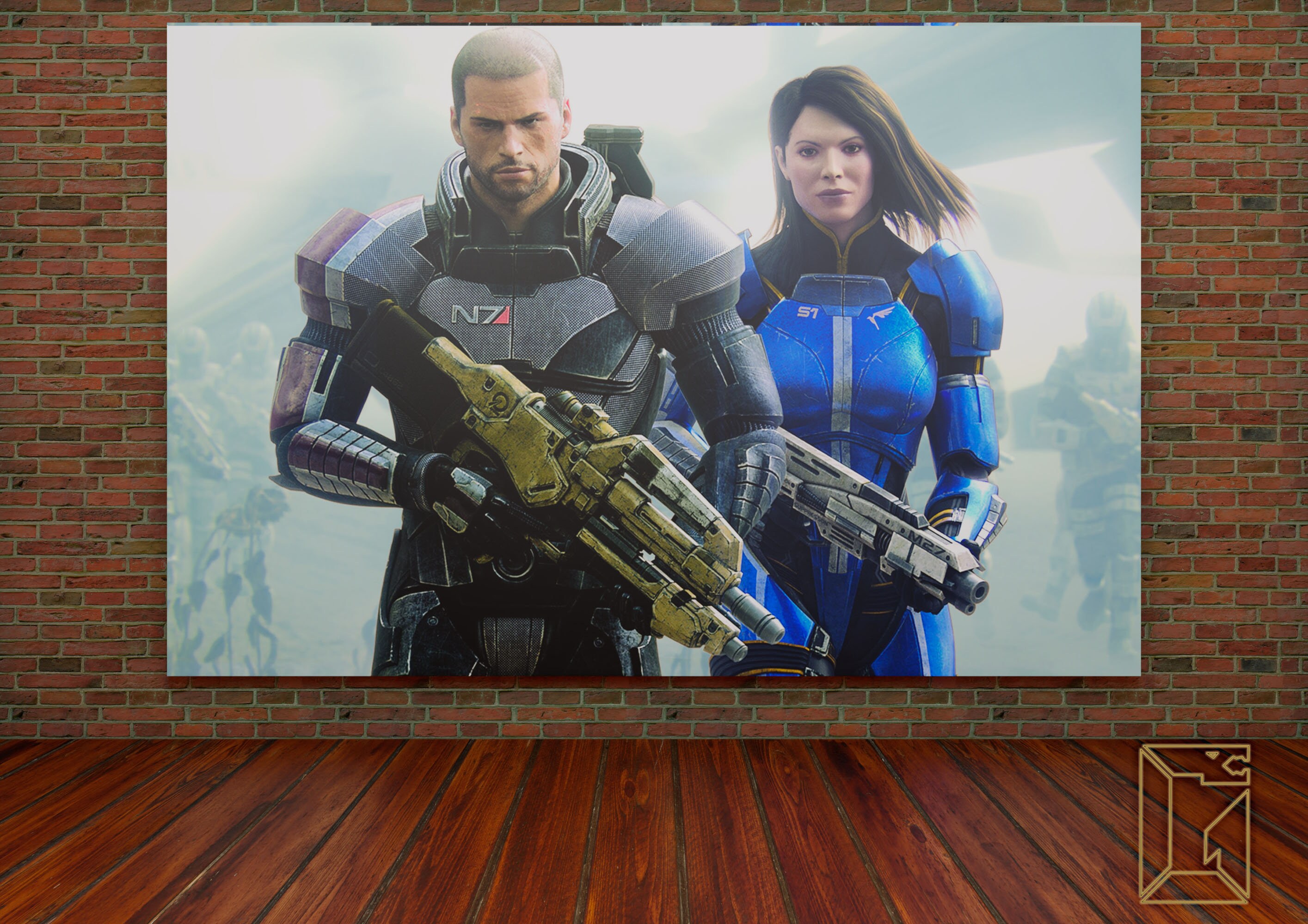 Mass Effect Canvas Art 075 Mass Effect Poster Mass Effect Legendary Edition Gaming Art