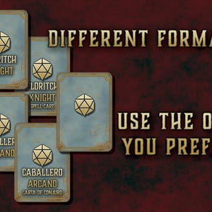 Dnd Eldritch Knight Spell Cards | Character Spell Cards | 5th Edition ...