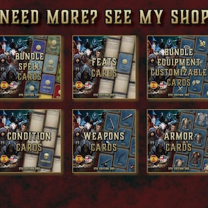 Dnd 5e Ability Tracker Cards Printable | Character Powers & Actions PDF ...