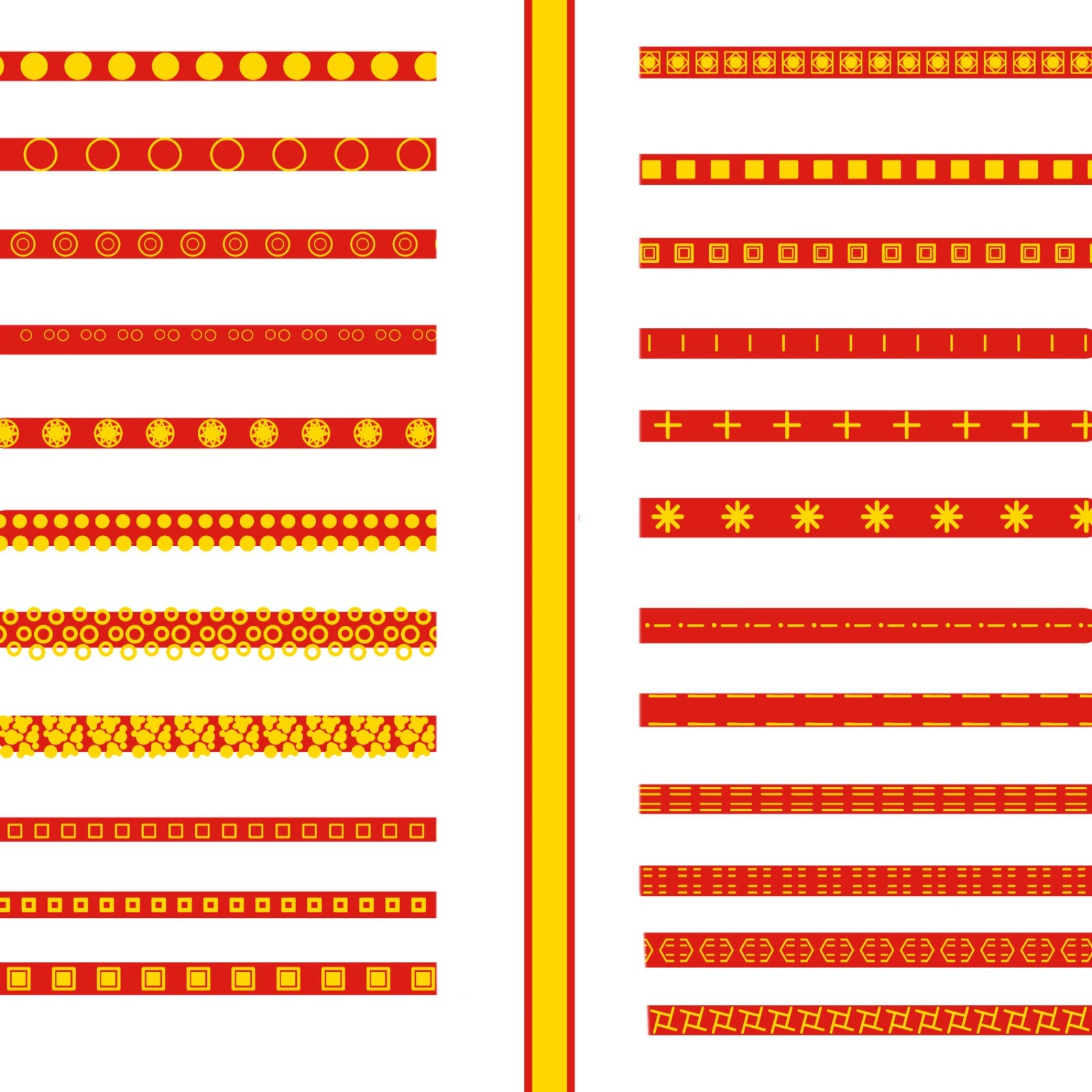 120 Dots Dash Infill Procreate Outline Brushes, Polka Dots, Border Line ...