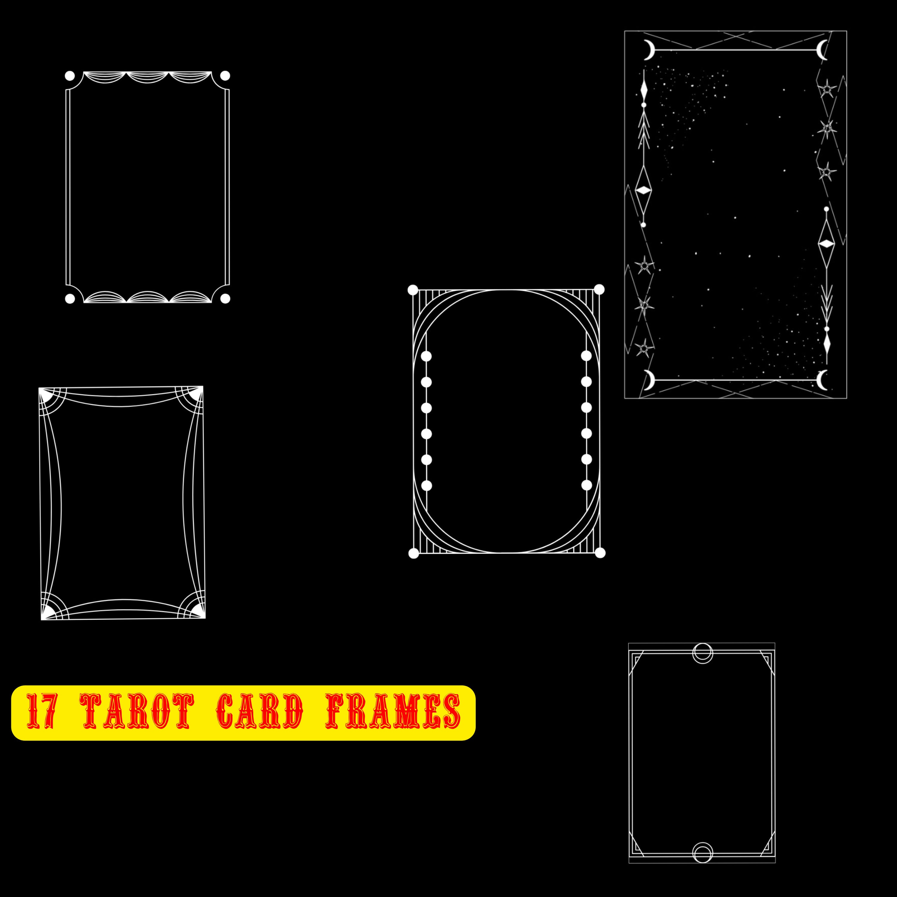 Procreate Tarot Card Builder Kit: 3D Model, Stamps & Frames(digital ...