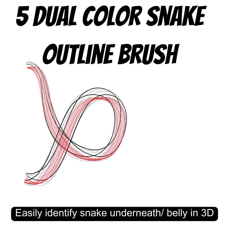 100+ Procreate Snake Brushes: 3D Body, Scales, Head Brushes - Etsy