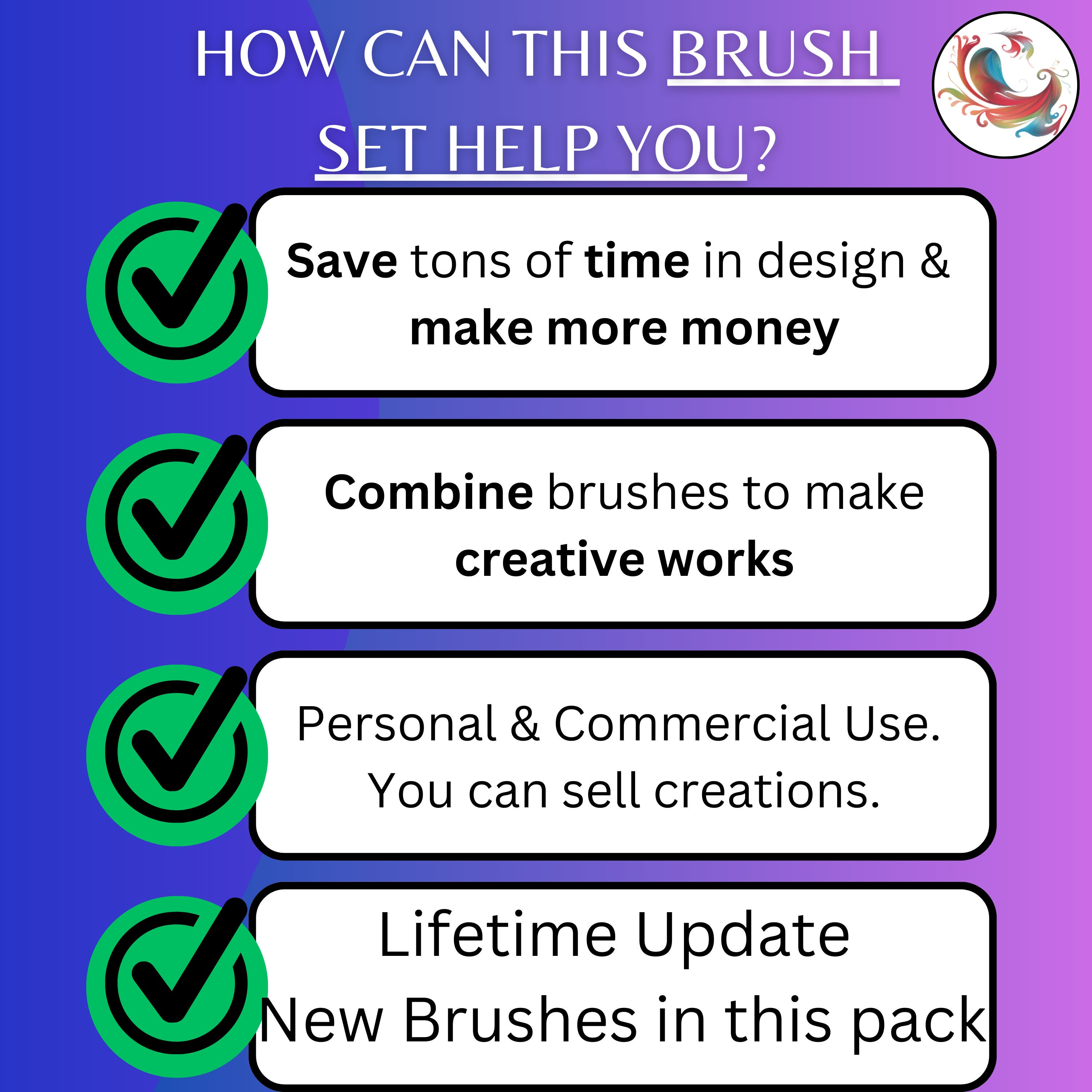 60 Dots & Dashes Infill Procreate Brushes, Polka Dots, Border Line ...