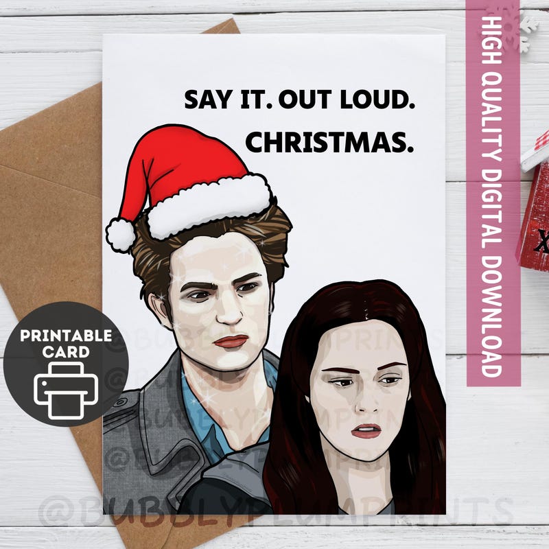 Merry Christmas Twilight - Etsy