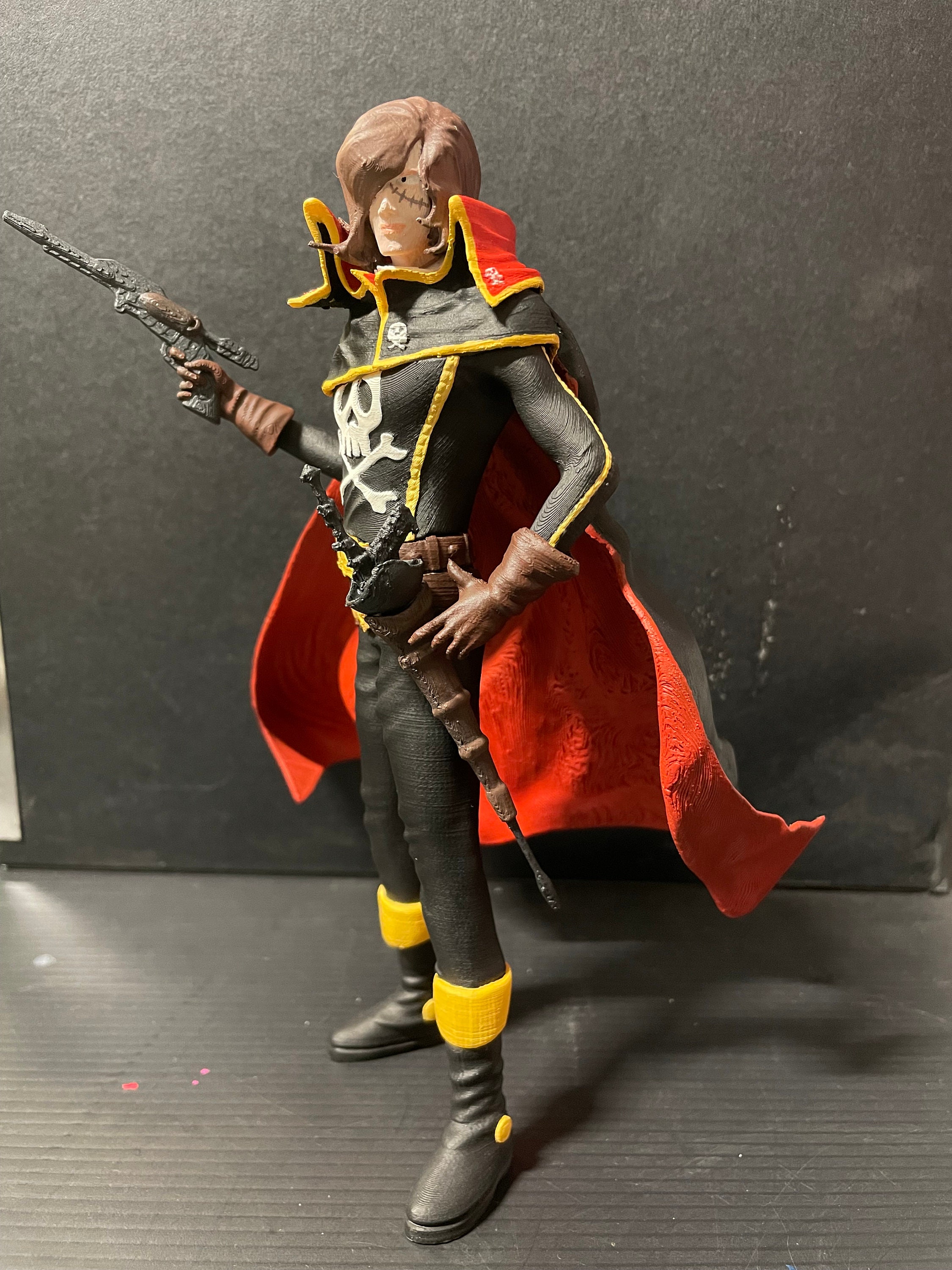 Captain Harlock Space Action Figure - Etsy