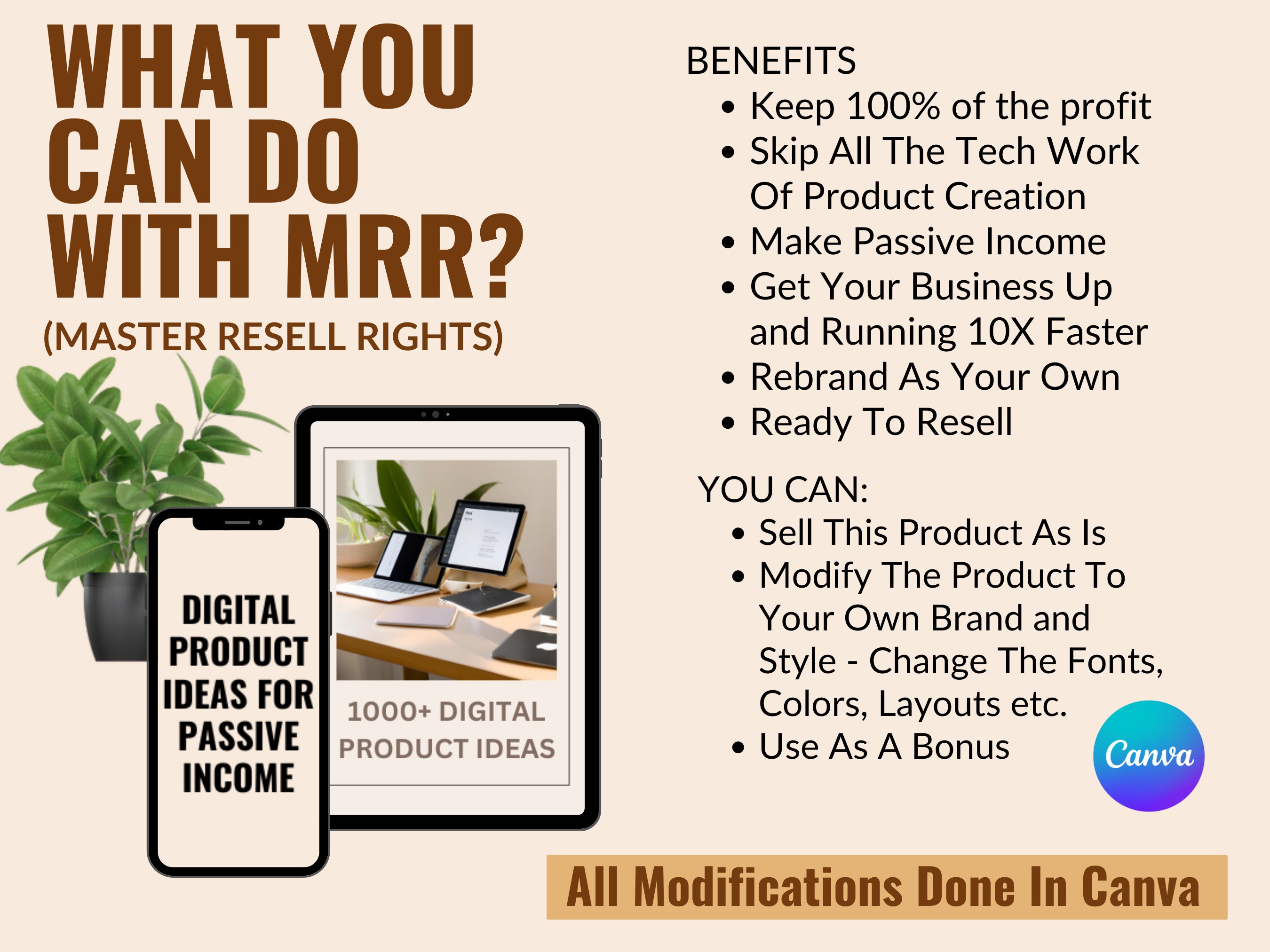 1000 Digital Product Ideas to Sell for Passive Income With Master ...