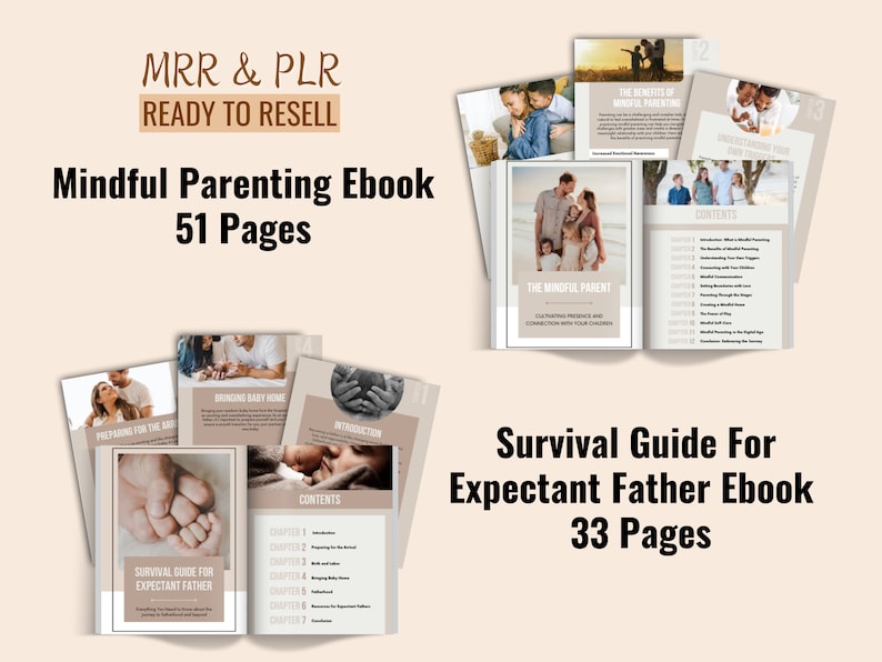 Baby & Parenting Bundle Canva Template With Master Resell Rights, Baby ...