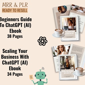 Chatgpt Business Guides Bundle: AI Ebooks With Master Resell Rights ...