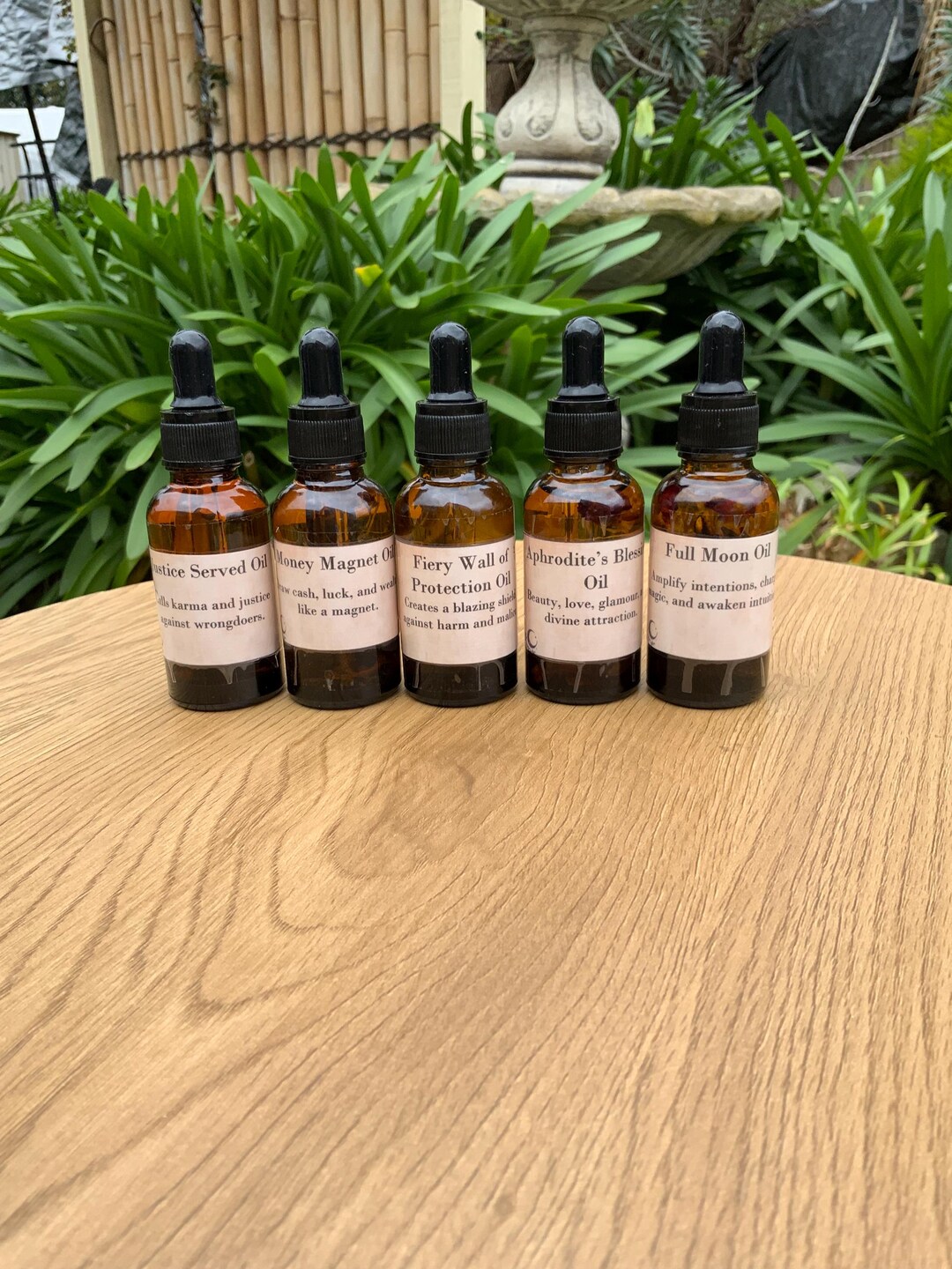 Ritual Oil Collection Set (5 Oils) | Love, Money, Protection, Justice ...