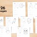 Fall Alphabet ABC Tracing Worksheets Autumn Letter Trace Prek Fine ...