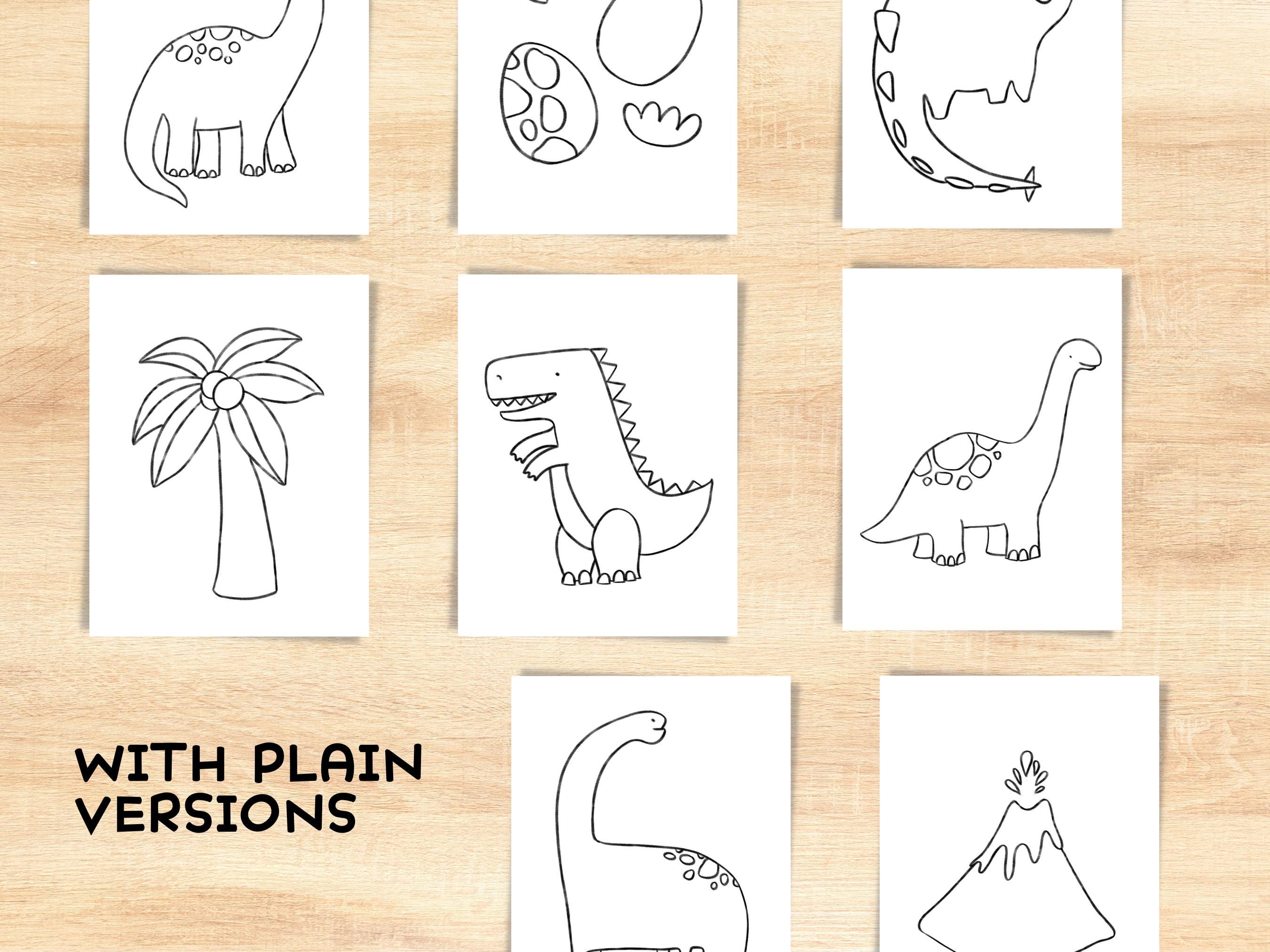Dinosaurs Dot Marker Prek Worksheet Homeschool No Prep Trex Worksheets ...
