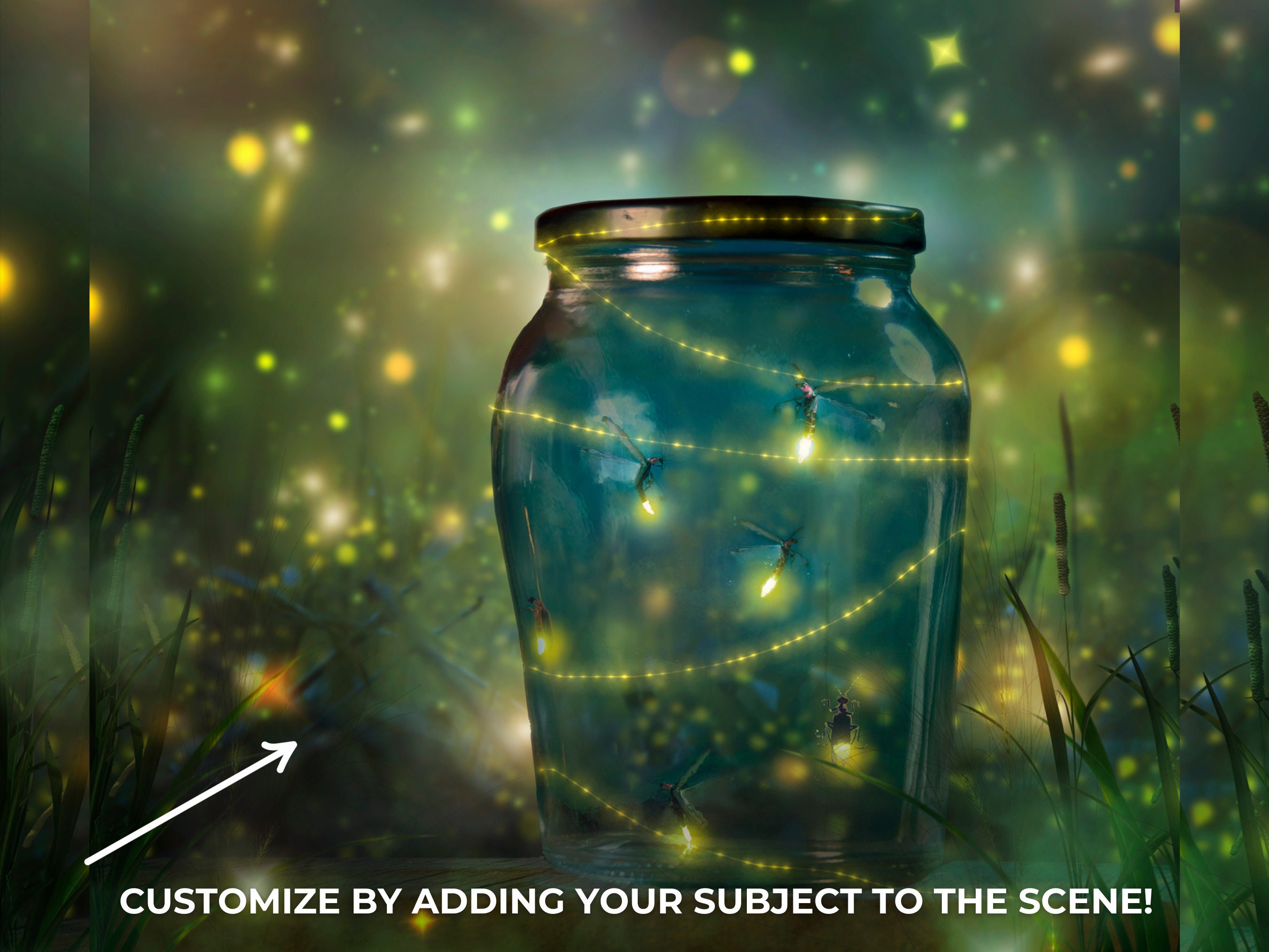 Firefly Digital Backdrop for Photographers Dreamy Fantasy - Etsy