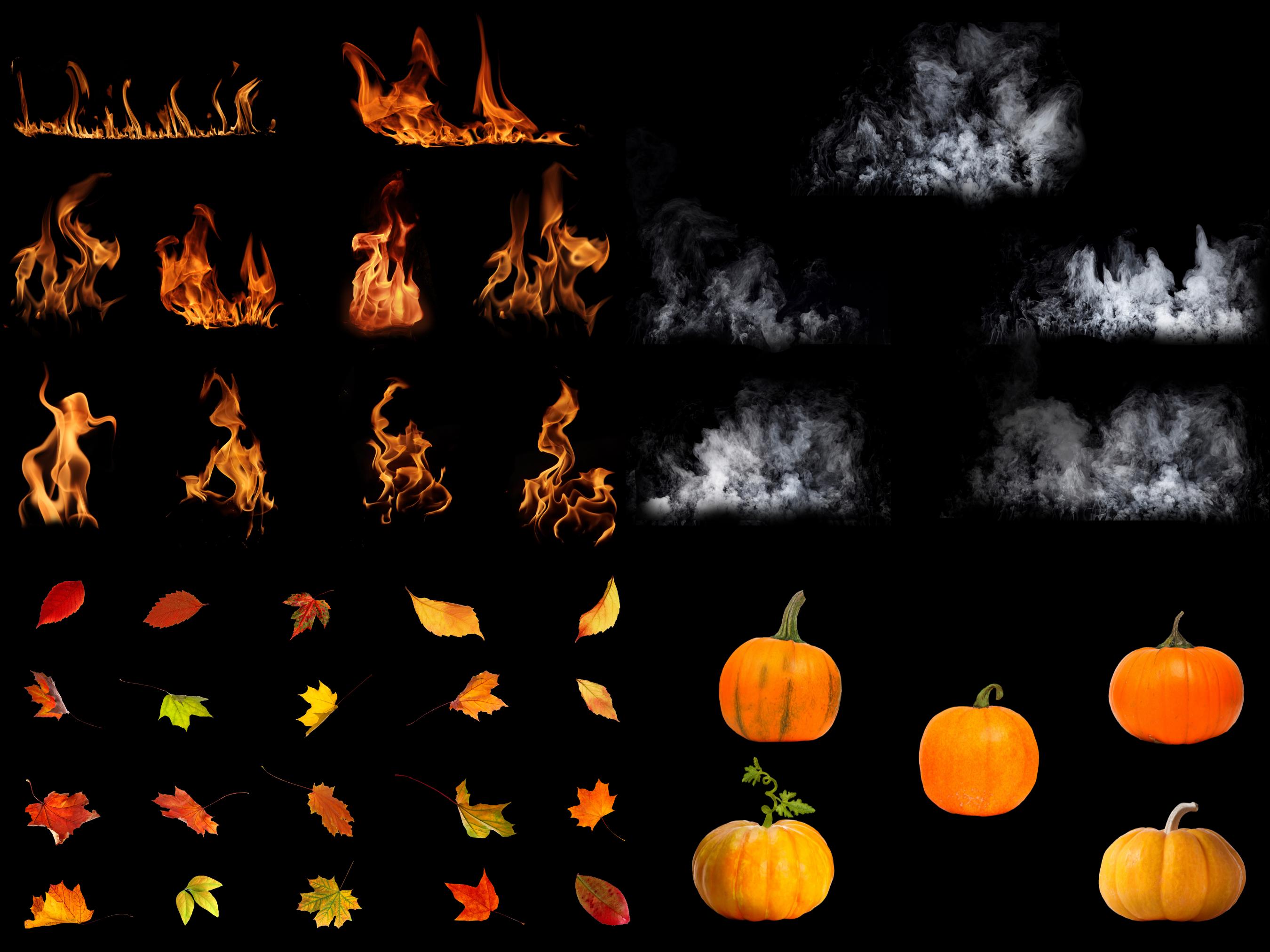 Halloween Photo Overlays: Spooky PNG Bundle (digital Download) - Etsy