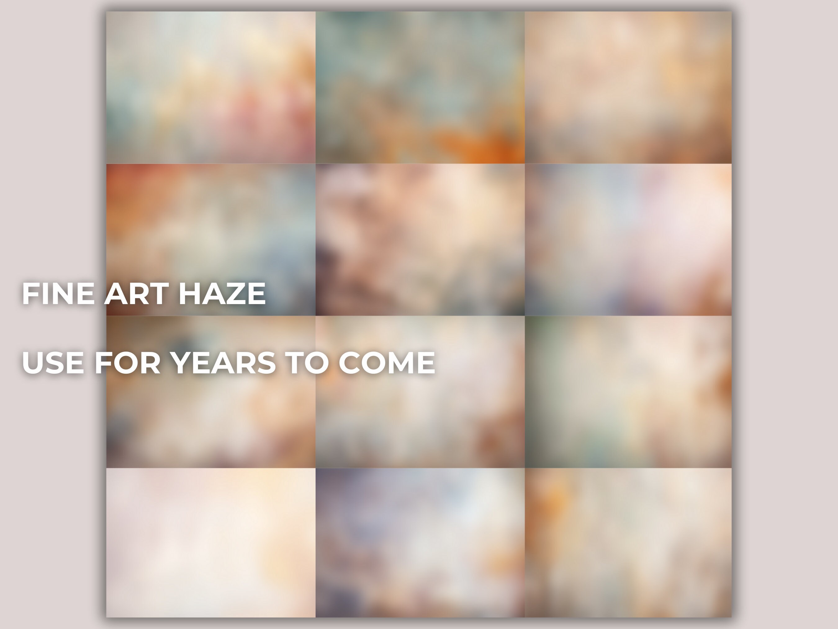 Soft Pastel Digital Overlays, Spring Haze Texture Overlay, Fine Art ...