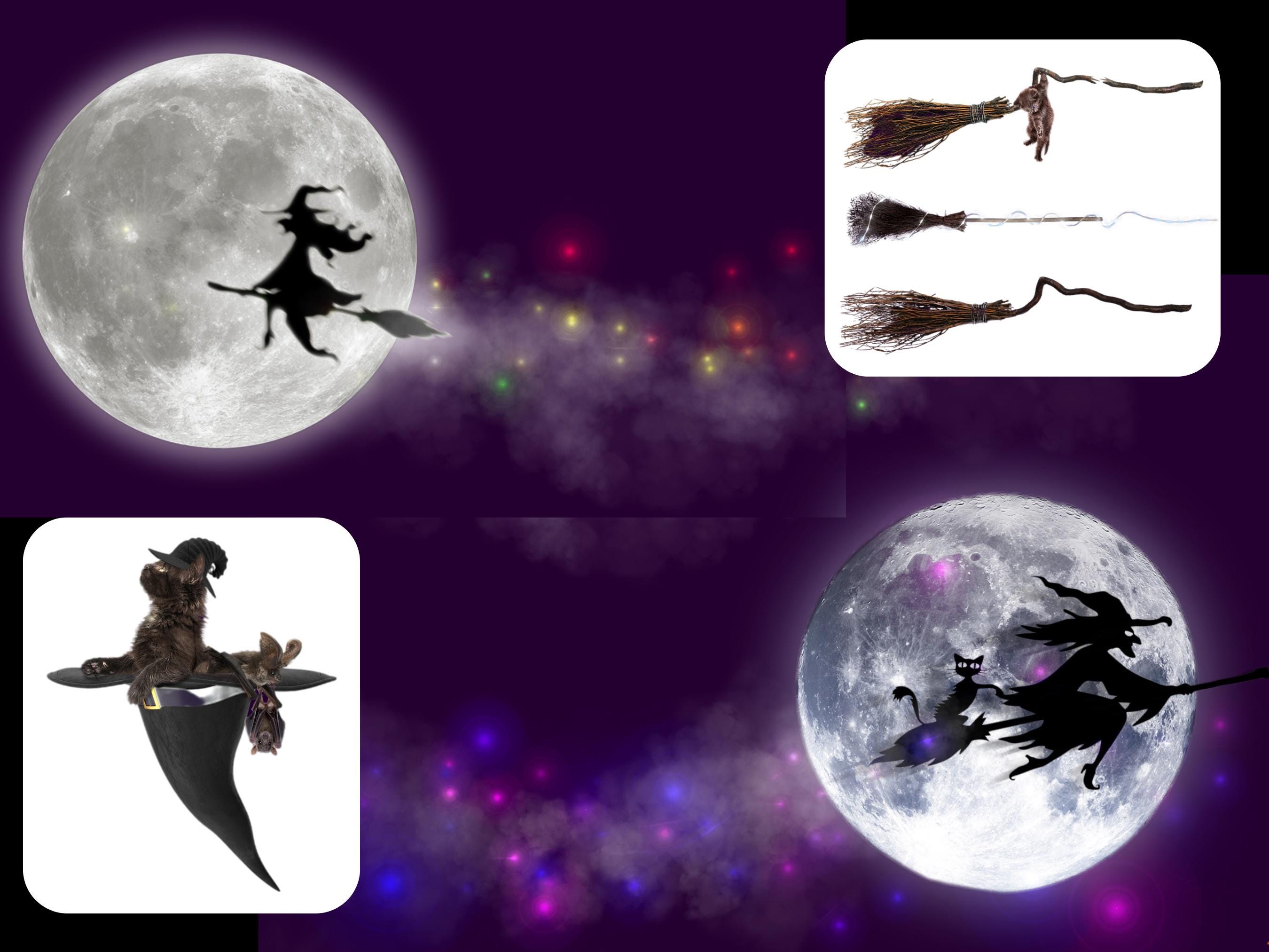 Halloween Photo Overlays: Spooky PNG Bundle (digital Download) - Etsy