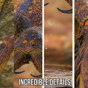 Spider Photoshop Digital Background PSD Halloween Composite Photography ...